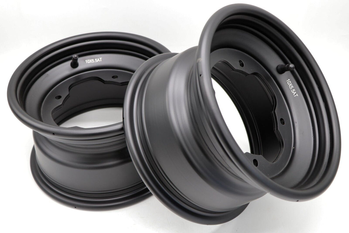 2 x 10" front aluminum wheels rims 4x156 Yamaha Banshee Raptor 700 ...