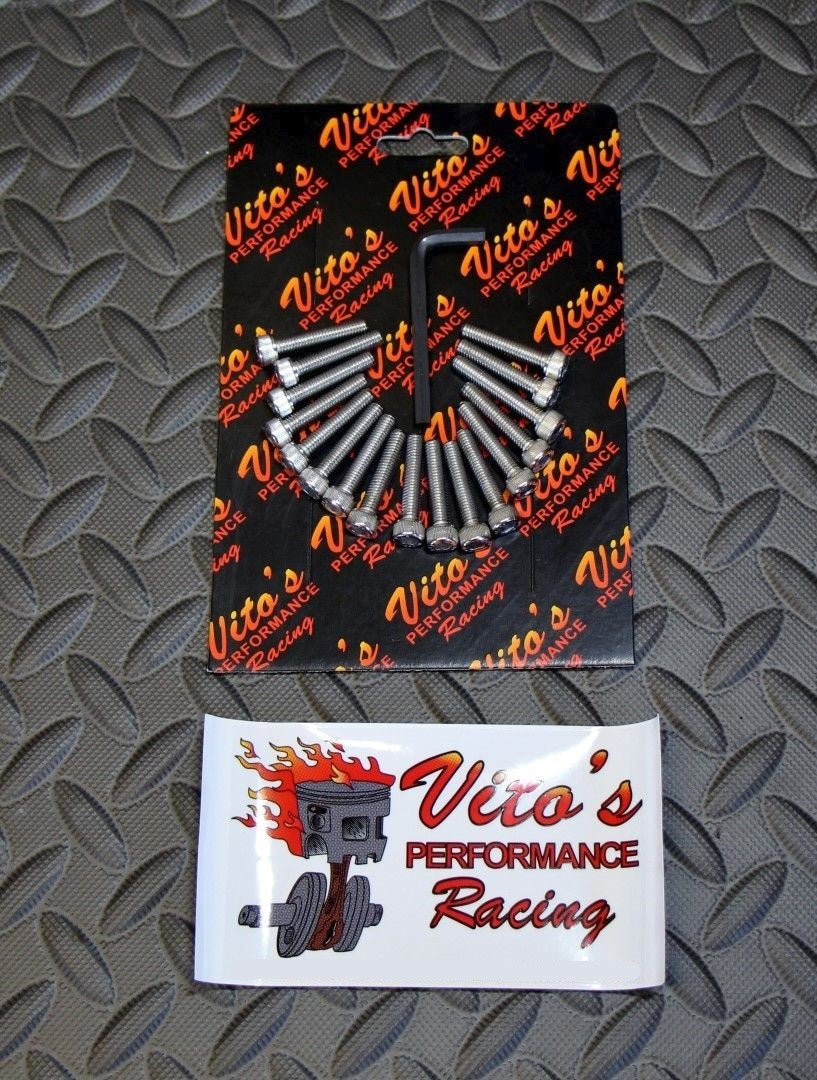 Vito's Performance Stainless BOLT KIT Yamaha Blaster: Clutch + Stator cover