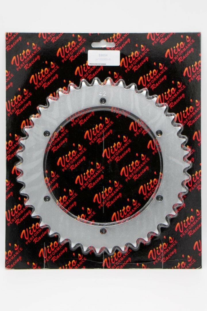 Vito's Rear Sprocket 42 Tooth Yamaha Banshee Raptor 660 Blaster 6 Bolt ...