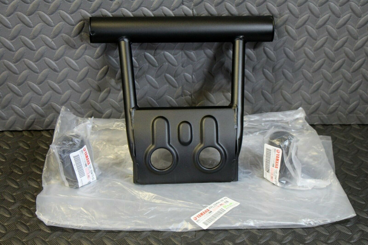 New Oem Factory Banshee 1987-2006 Front Atv Bumper Guard + Rubber End ...