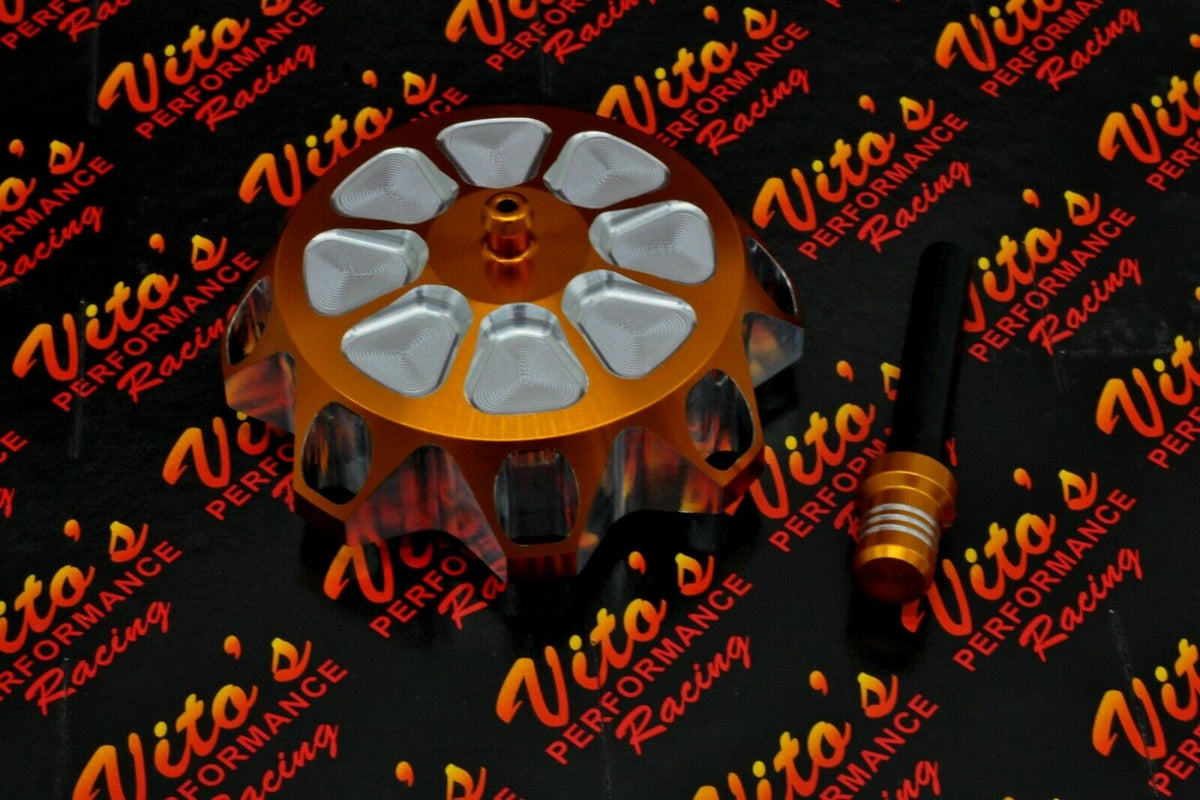 Vito's aluminum GAS CAP Yamaha Banshee YFZ450 Raptor 660 Warrior ...