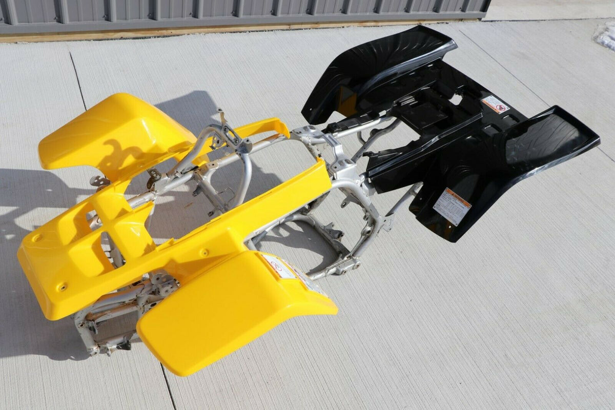 NEW Yamaha Banshee fenders 2003 YELLOW front + BLACK rear plastic body ...
