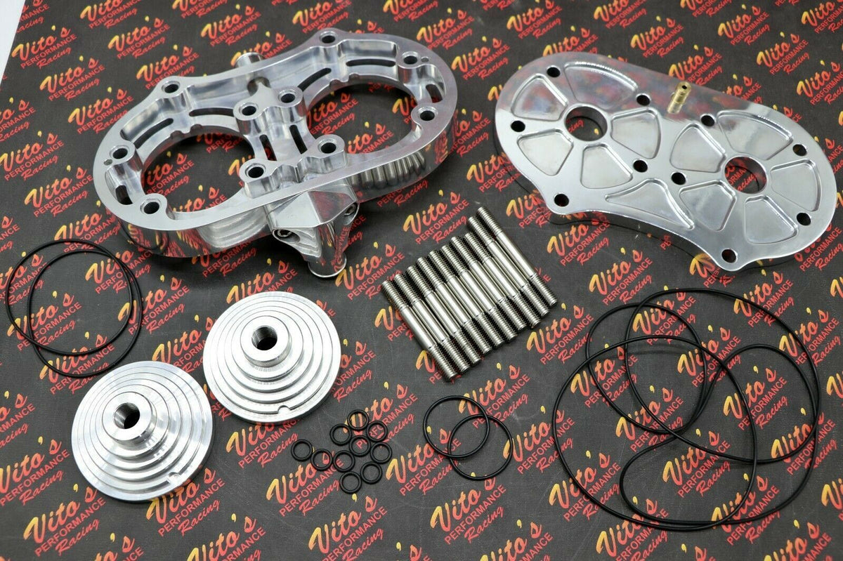 Polished COOL HEAD aftermarket billet aluminum 1987-2006 Banshee + 18cc ...