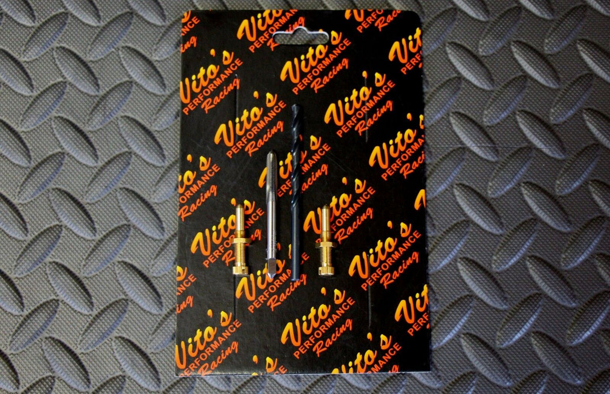 VITO'S IDLE SCREWS DRILL + TAP INSTALL KIT YAMAHA BANSHEE TORS DELETE ...