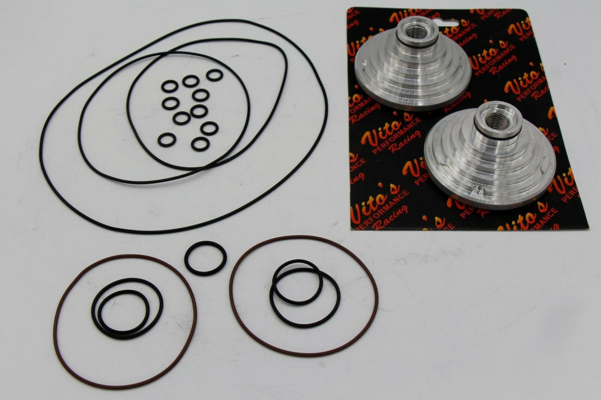 2 x Cool Head Domes Yamaha Banshee Pro Design VITO's + O-RING kit combo ...
