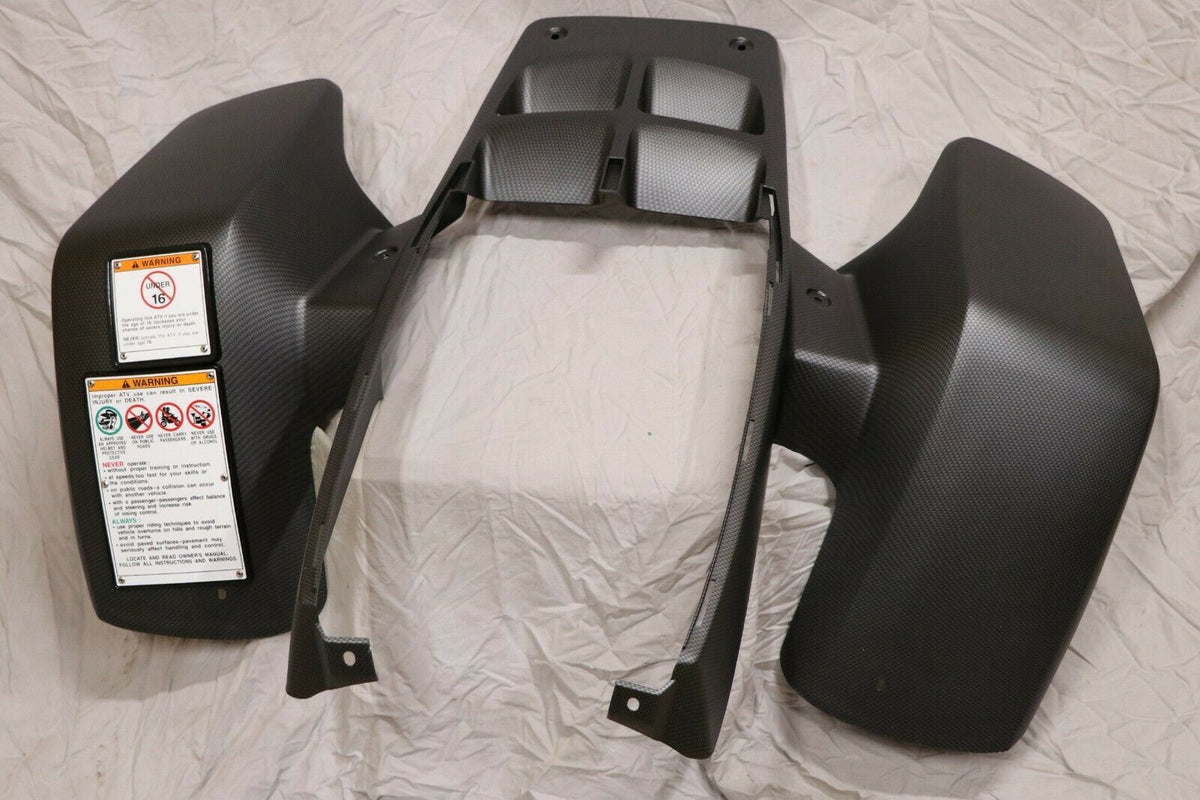 NEW front fenders Yamaha Banshee plastic body 1987-2006 CARBON FIBER ...