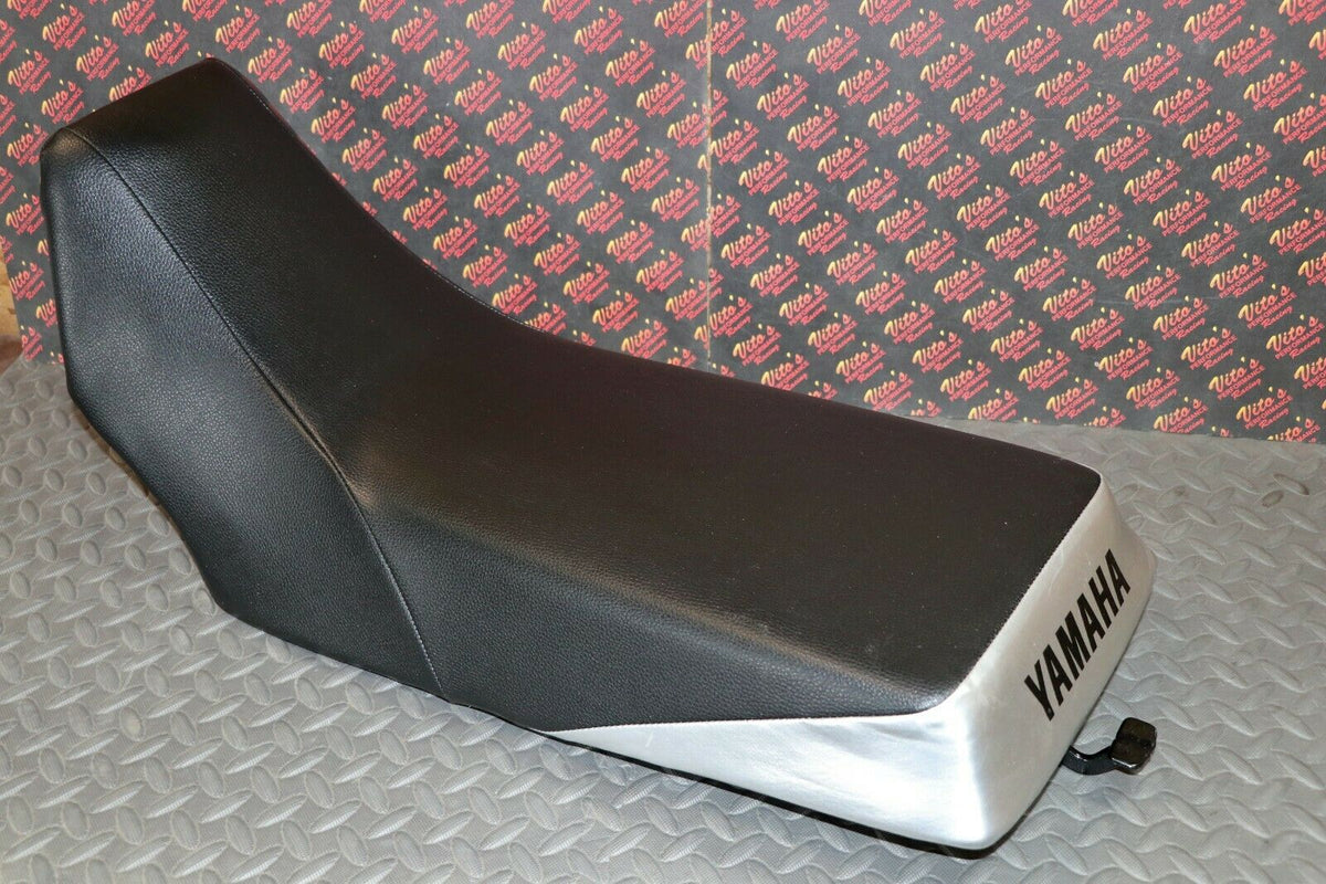 NEW Complete seat 1987-2006 Yamaha Banshee BLACK + SILVER + lettering ...