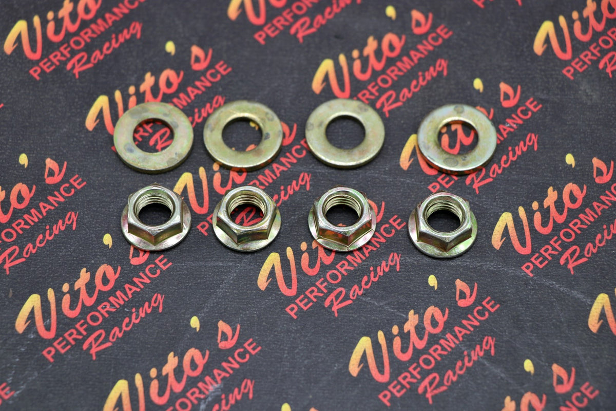 4 x Vito's wheel nuts YAMAHA Raptor Banshee front rear hub washers ...