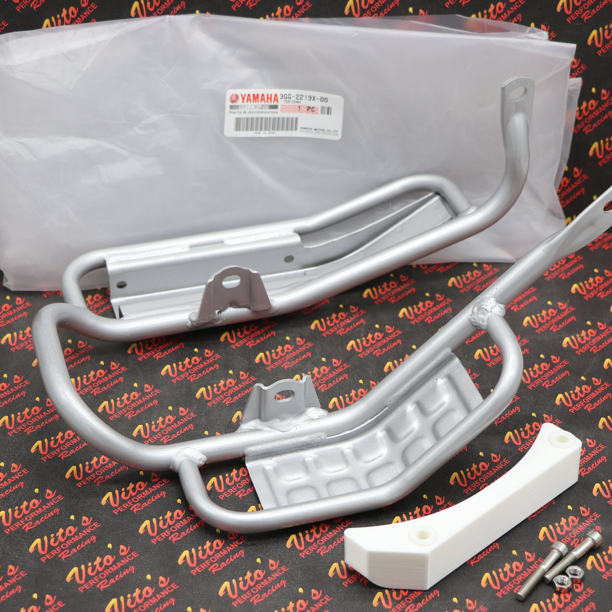 NEW skidplate skid OEM Yamaha Banshee rear swingarm protector + guard ...