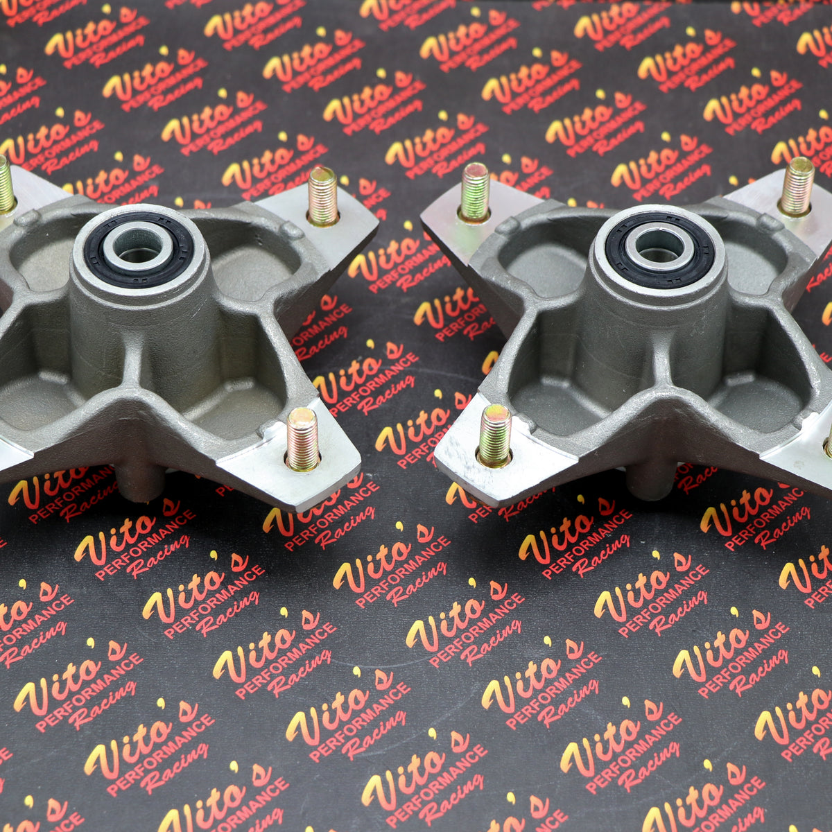 2 x NEW front hubs + studs + seals + bearings Yamaha Banshee Warrior ...