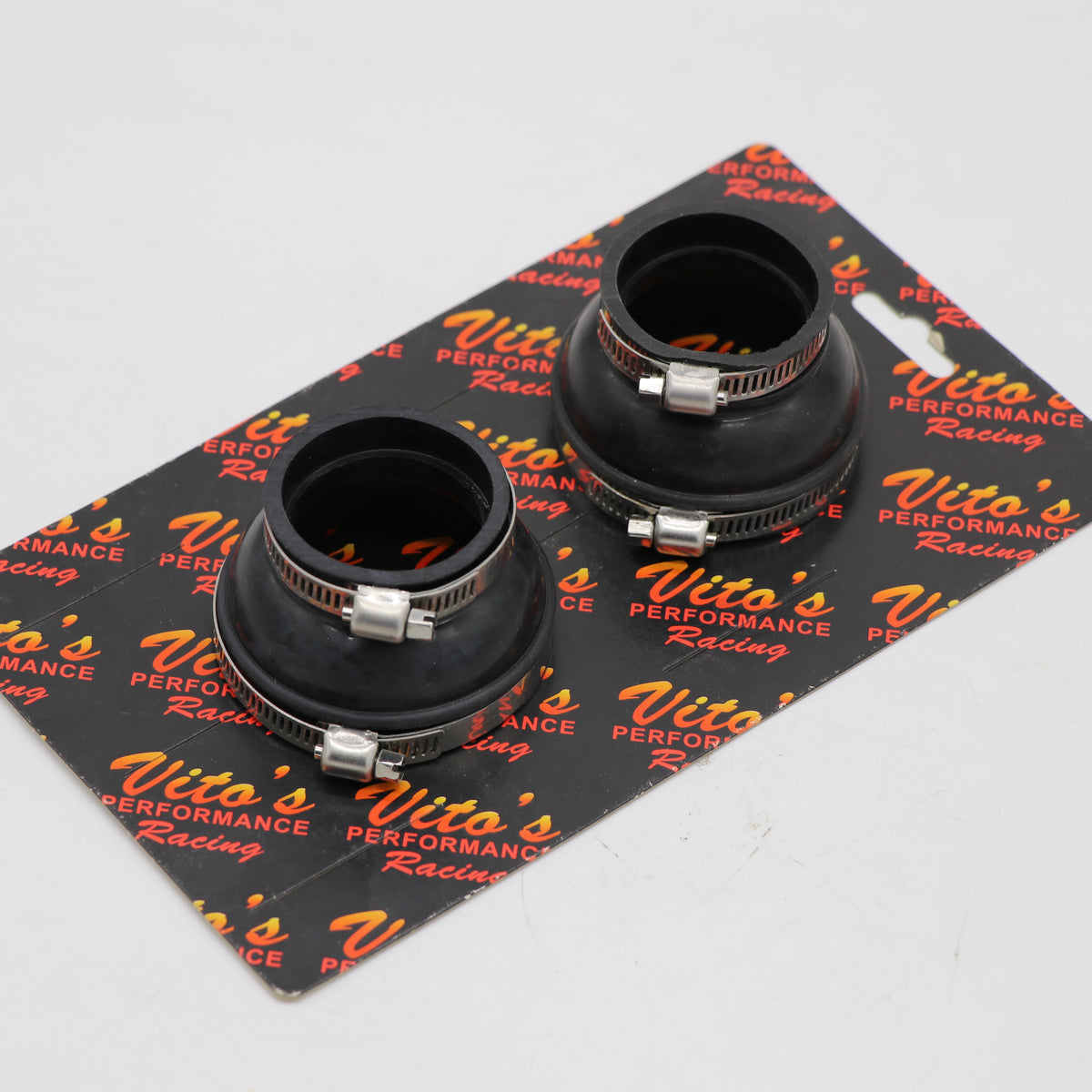 2 x NEW rubber intake boots factory airbox + 4 clamps Yamaha Banshee ...