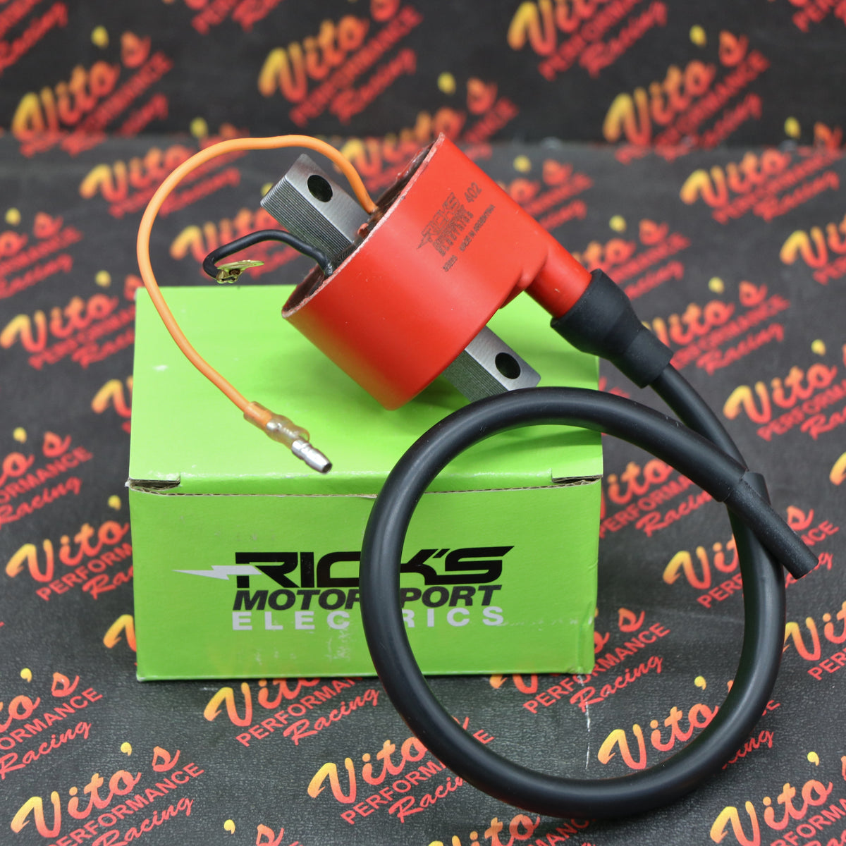 RICKS MOTORSPORTS Yamaha Blaster external Ignition Coil + spark plug ...