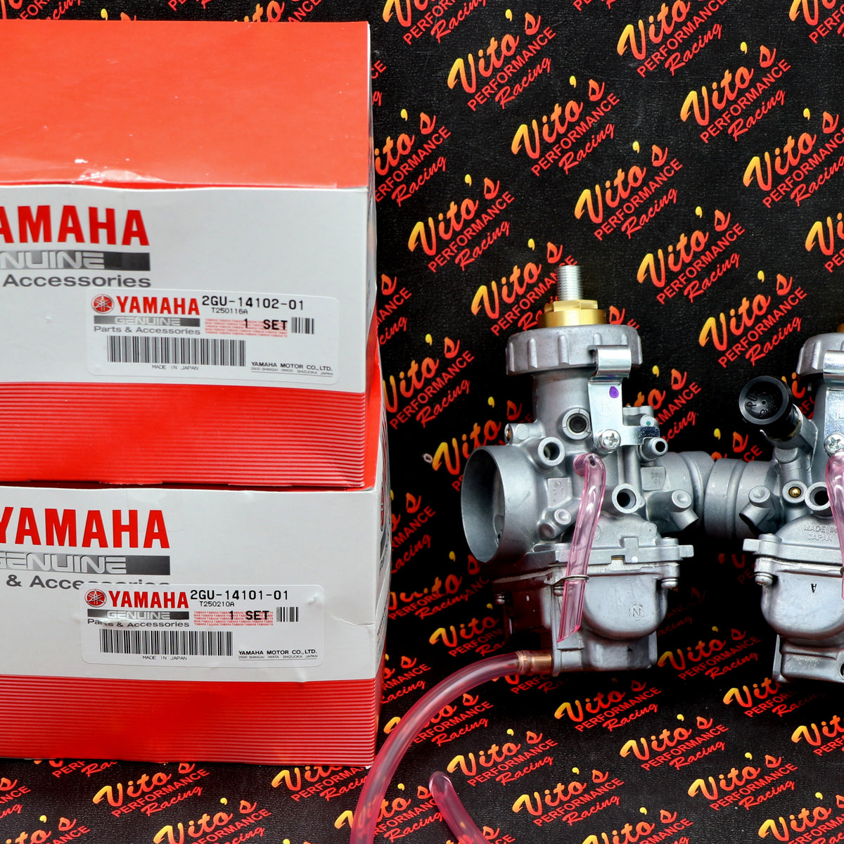 2 x OEM factory carburetor carbs Yamaha Banshee genuine 1987-2006 NEW ...